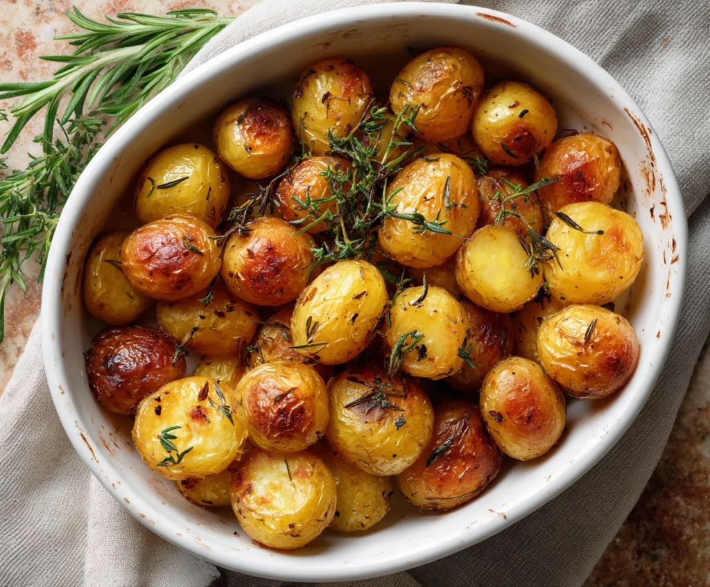 Roasted Mini Potatoes Recipe (Crispy, Easy & Flavorful) - The Recipe Pros
