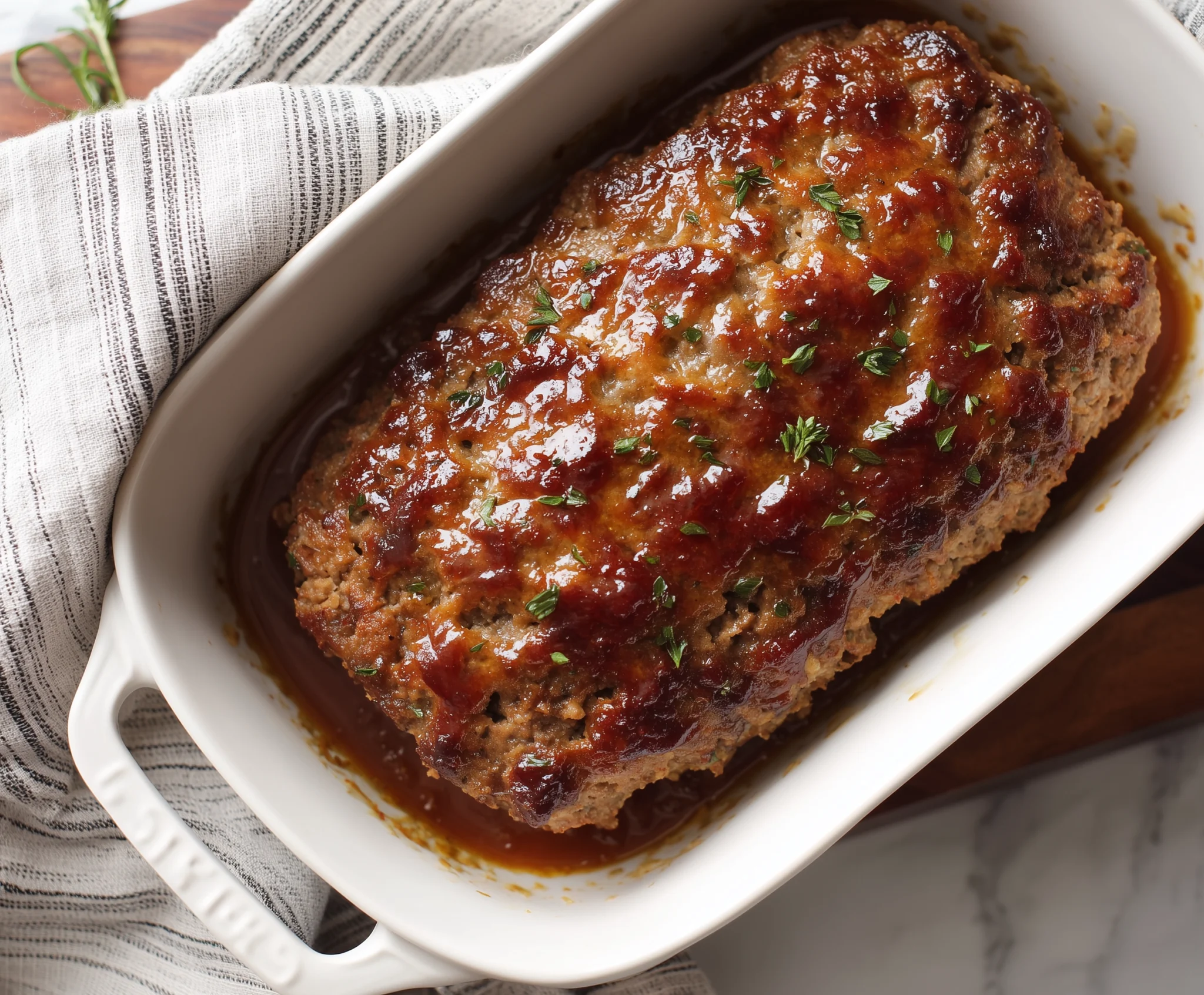 Sweet and Savory Meatloaf with Brown Sugar Topping - The Recipe Pros